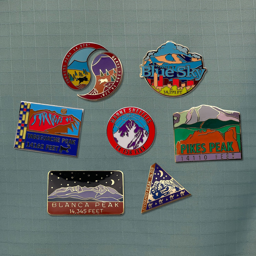 Top Peak: Home of Your 14er Pins